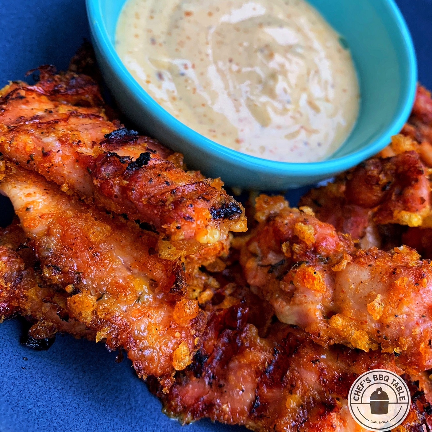Ham kaas chicken strips - Chefs BBQ Table